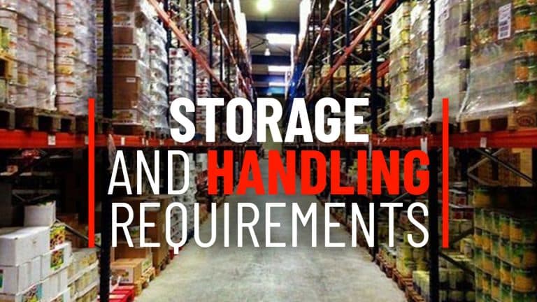 Storage and Handling Requirements | Food Quality & Safety | haccp.com